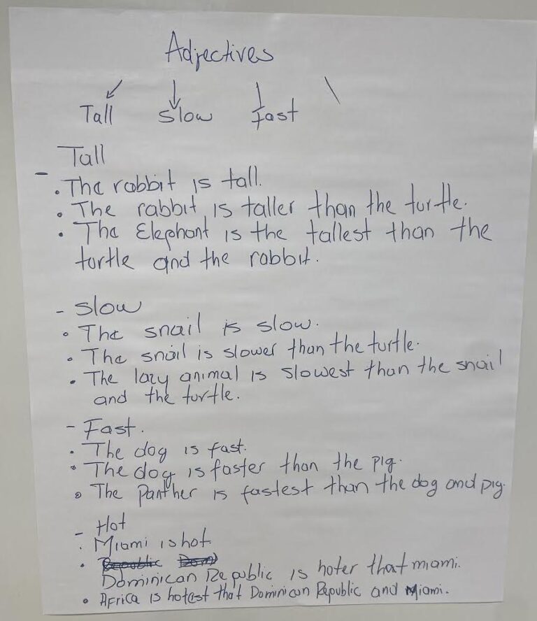 ESL Lesson: The Rabbit and the Turtle: Activity Six: Adjectives and ...