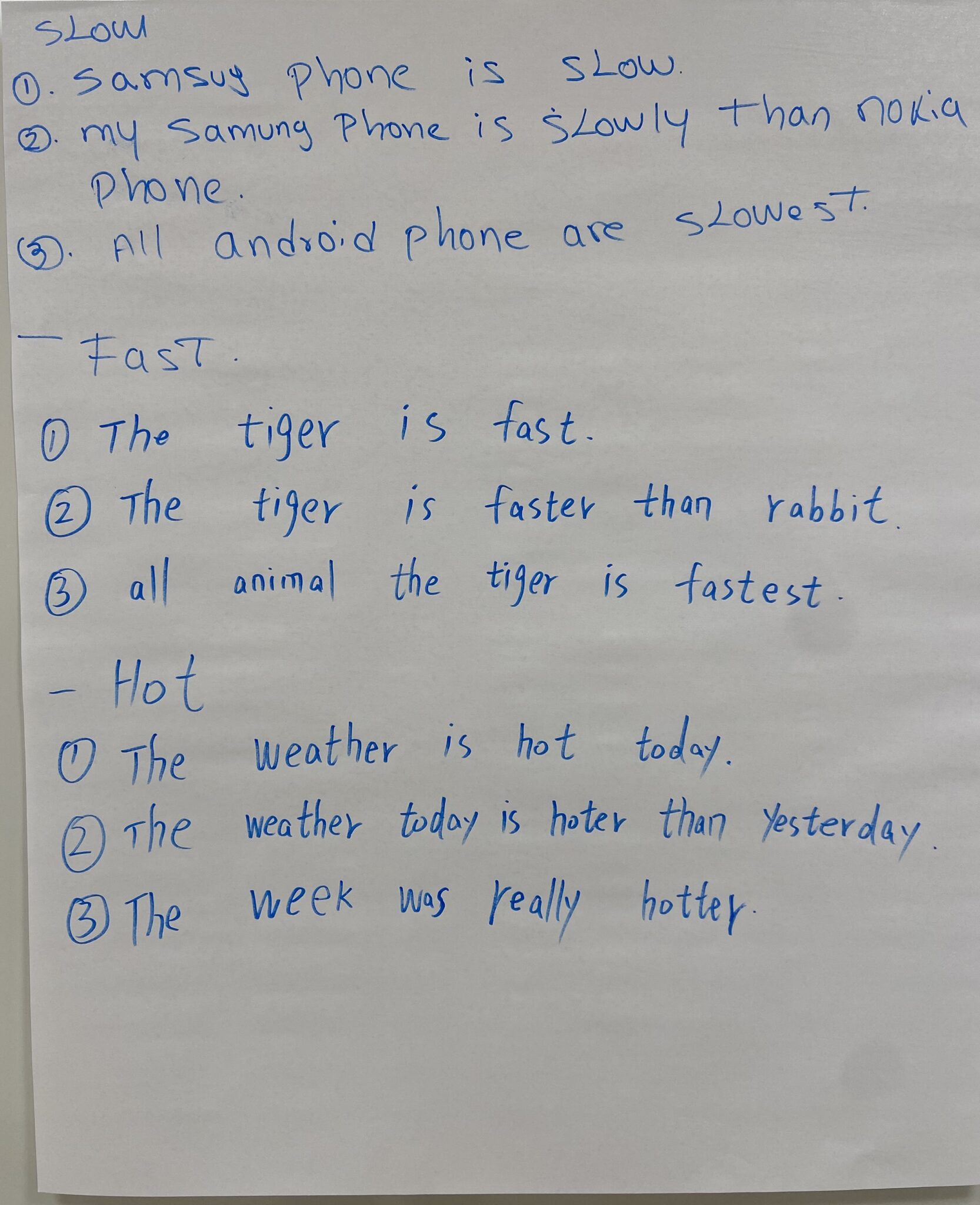 ESL Lesson: The Rabbit and the Turtle: Activity Six: Adjectives and ...