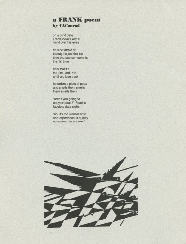 A Frank Poem by CA Conrad - Don YortyDon Yorty