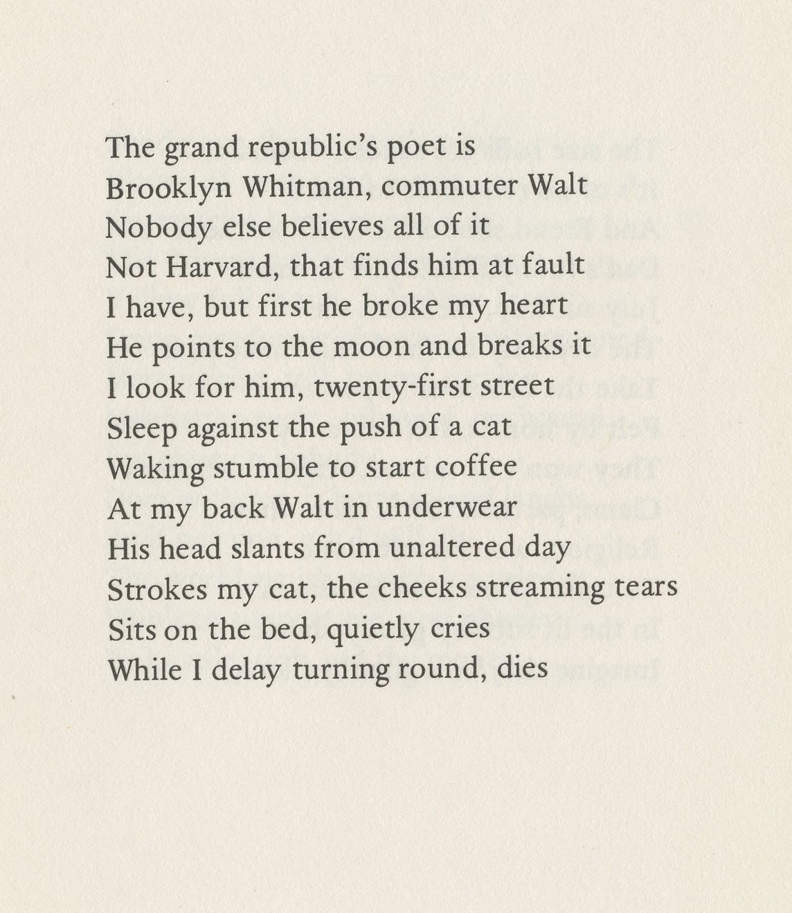 Edwin Denby reads from Snoring in New York - Don YortyDon Yorty