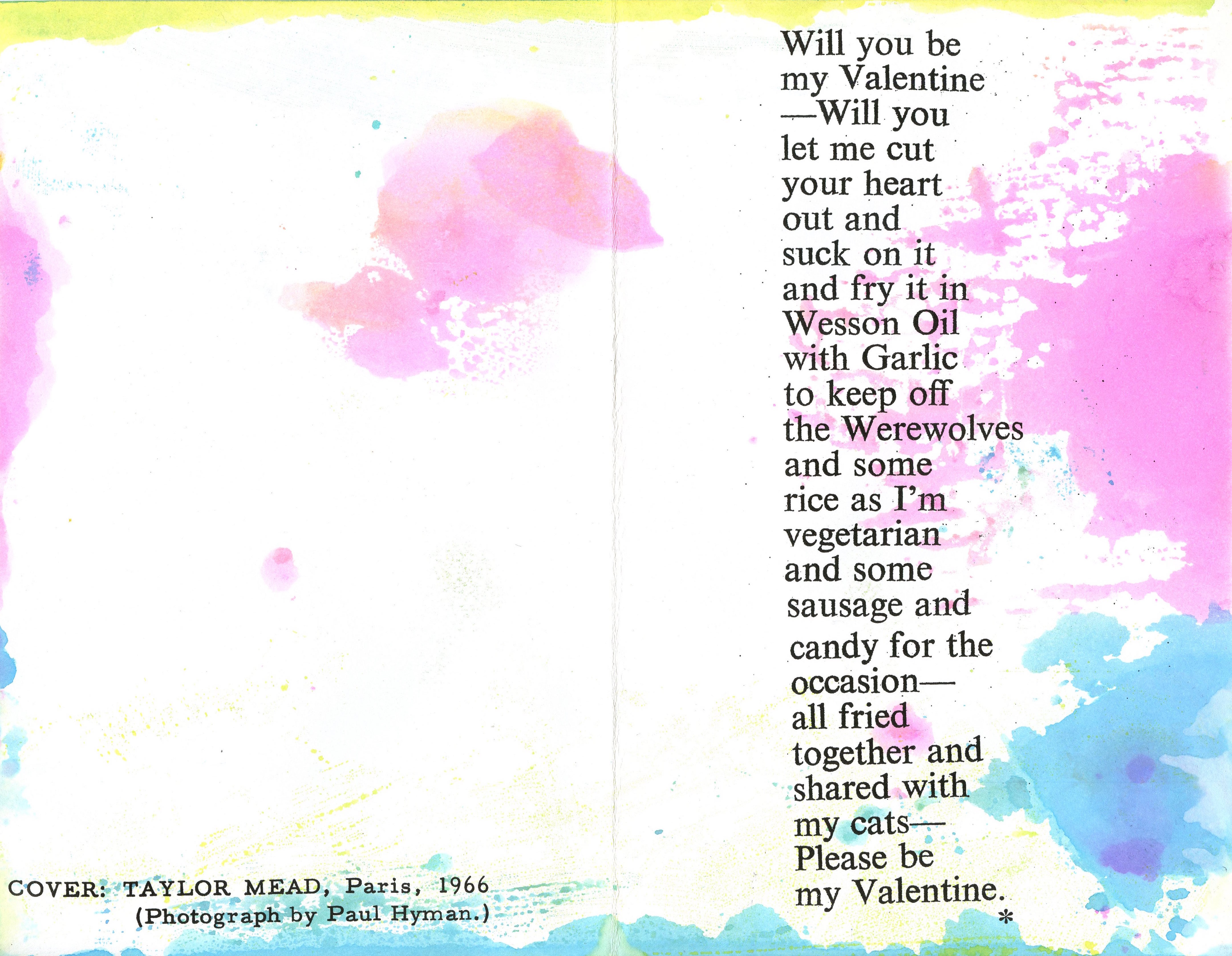 from Big Blue Box of Poems: Taylor Mead with Ken Angel - Don YortyDon Yorty