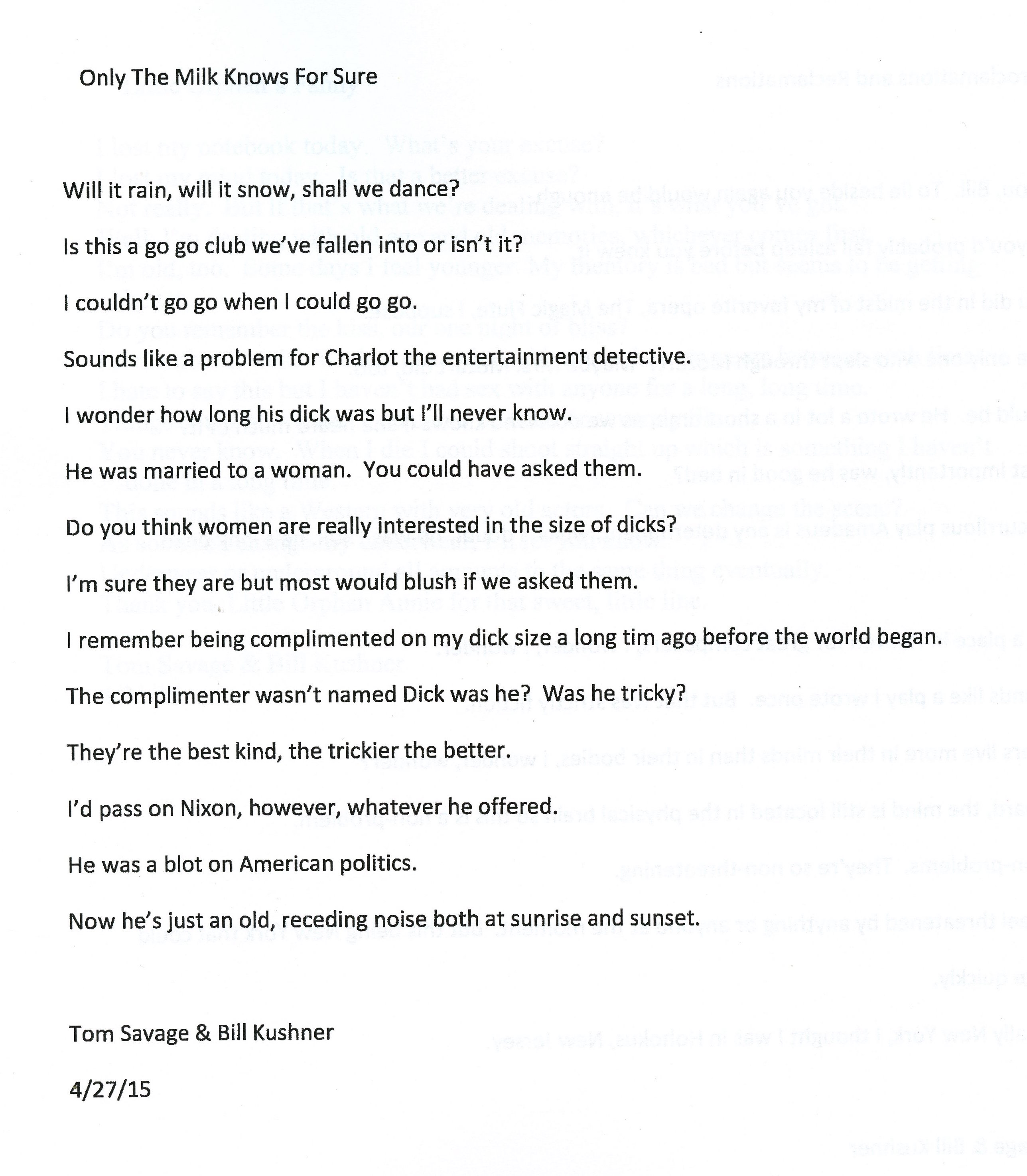 Ken Angel's 43 Poems by Bill Kushner and Tom Savage - Don YortyDon Yorty