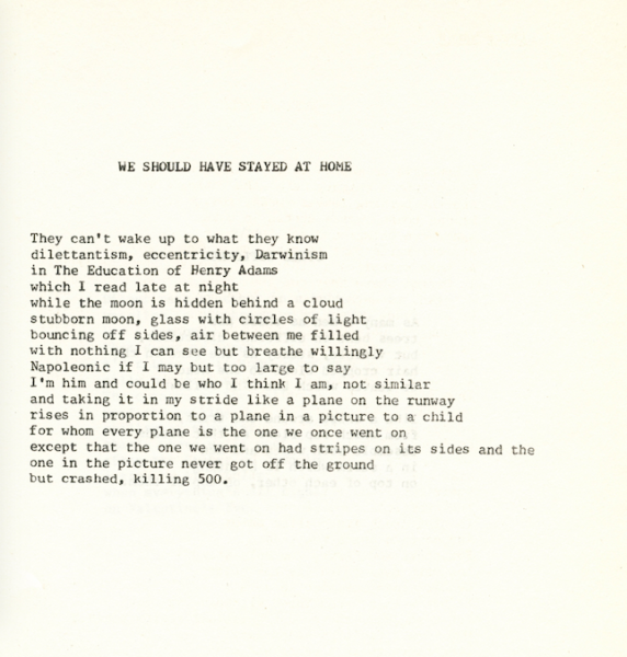 Nine Poems by Lewis Warsh - Don YortyDon Yorty