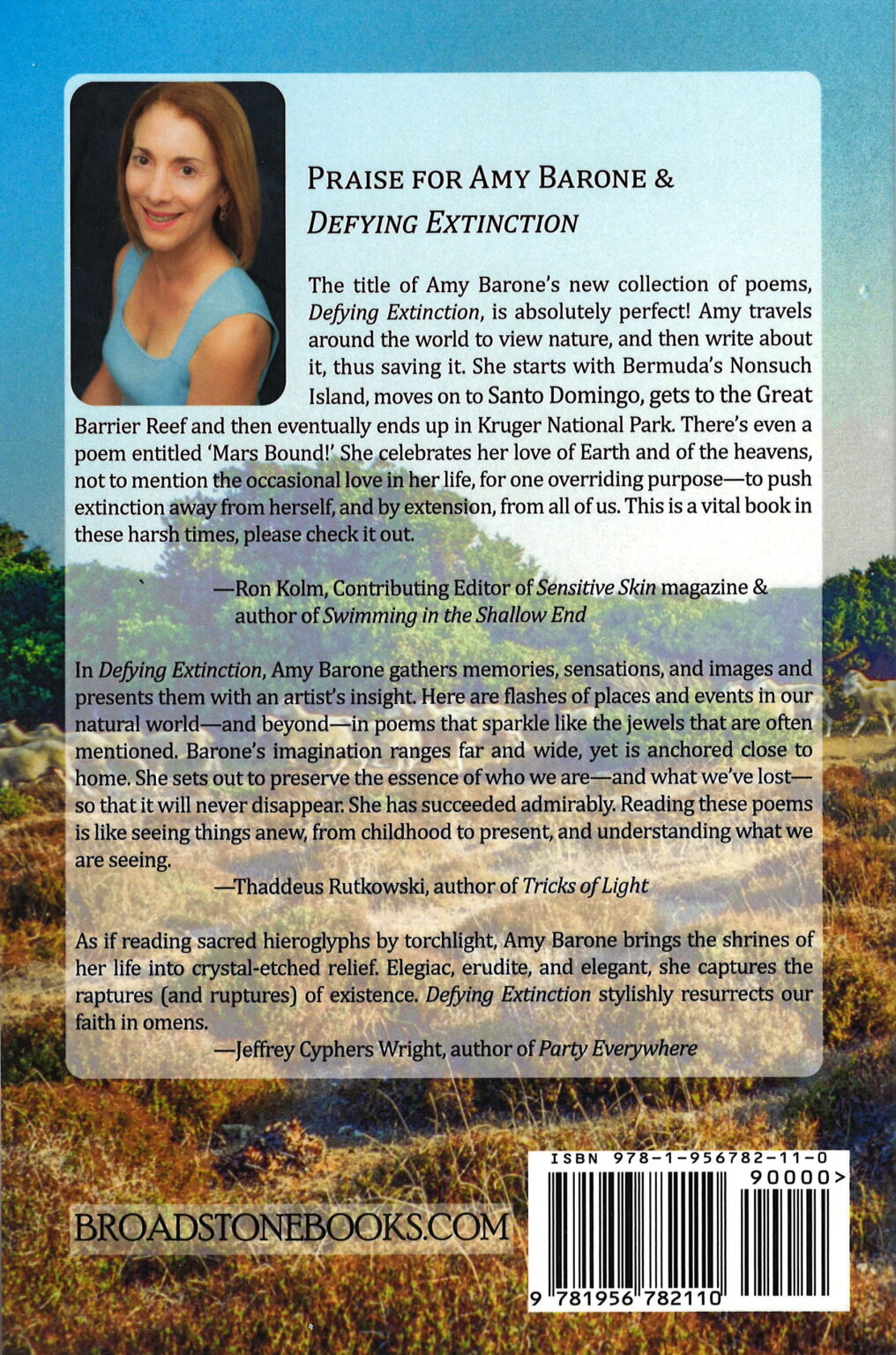 Amy Barone reads from Defying Extinction - Don YortyDon Yorty